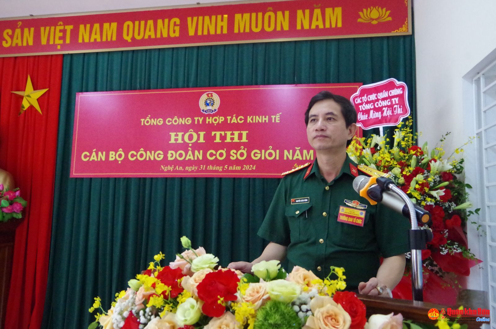 Tổng Công ty Hợp tác kinh tế: Hội thi Cán bộ Công đoàn cấp cơ sở giỏi năm 2024.